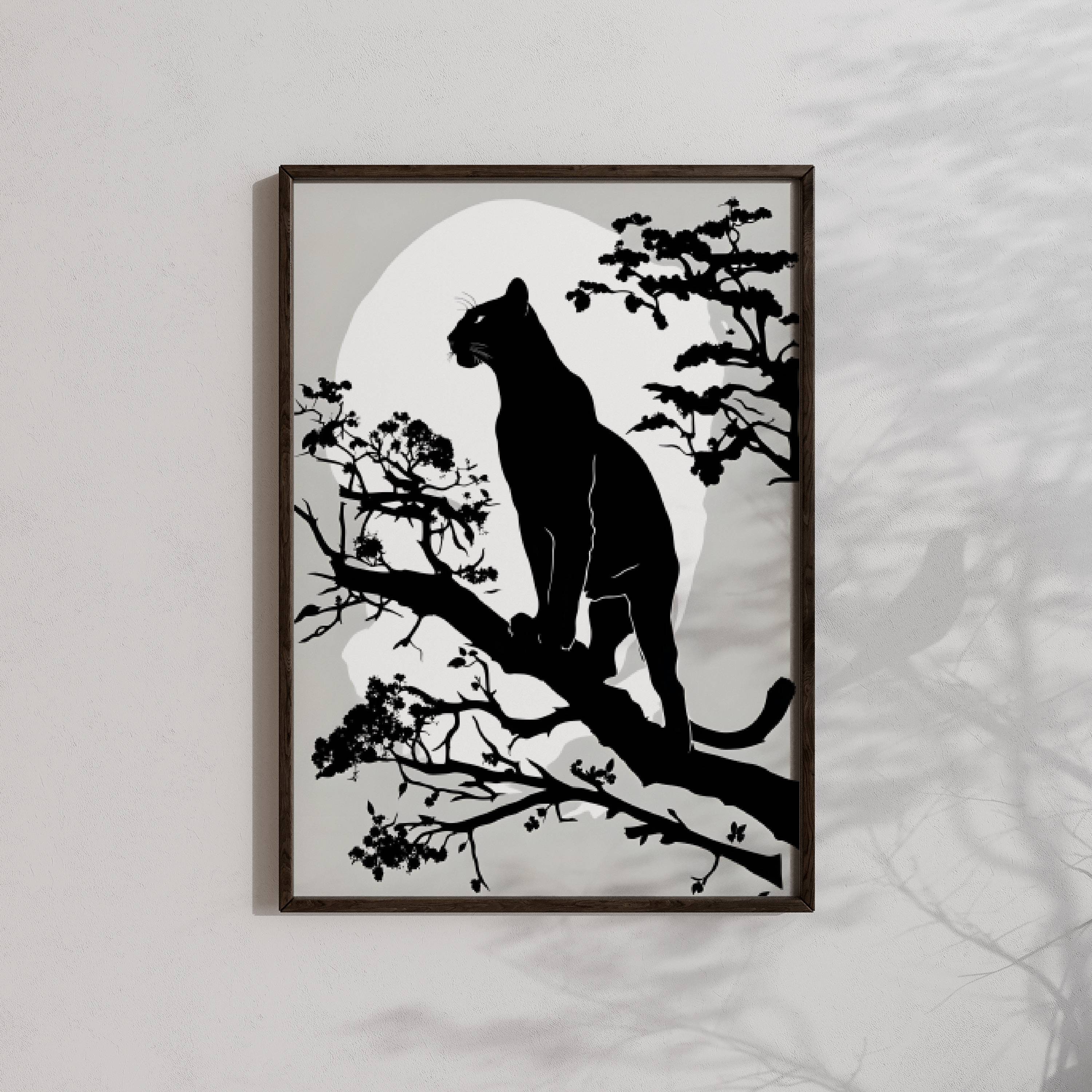 The Puma - Abstract Art - Modern Decor - AI Generated Image - Printable ...