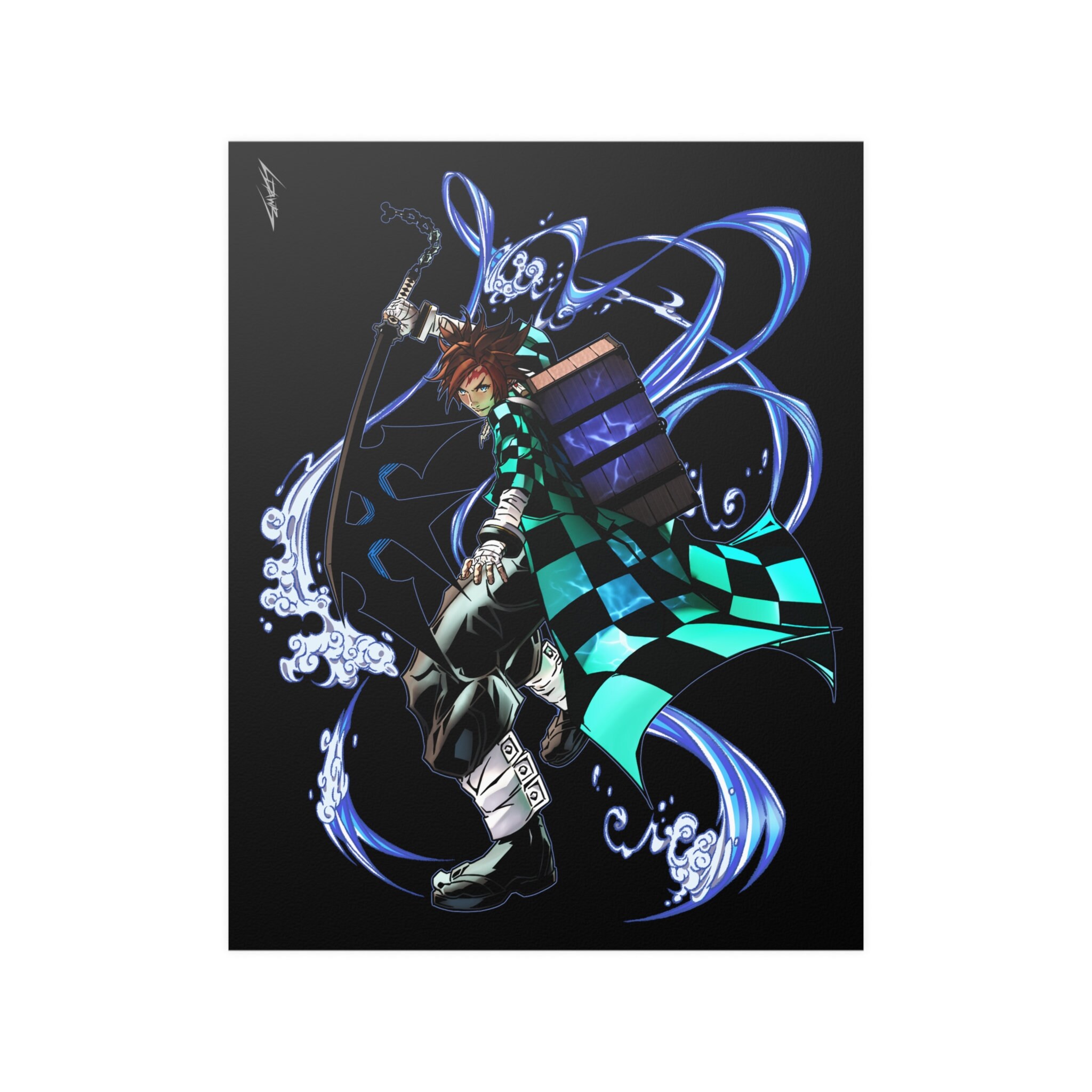 Sora X Tanjiro Kingdom Hearts Limited Edition Art Print Kingdom Hearts ...