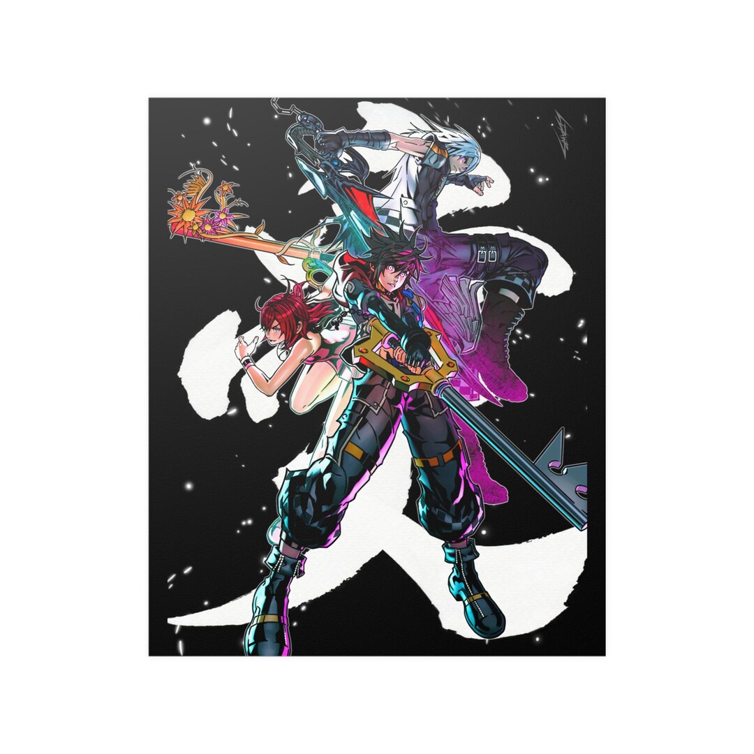 Sora, Riku & Kairi Kingdom Hearts Limited Edition Art Print Kingdom ...