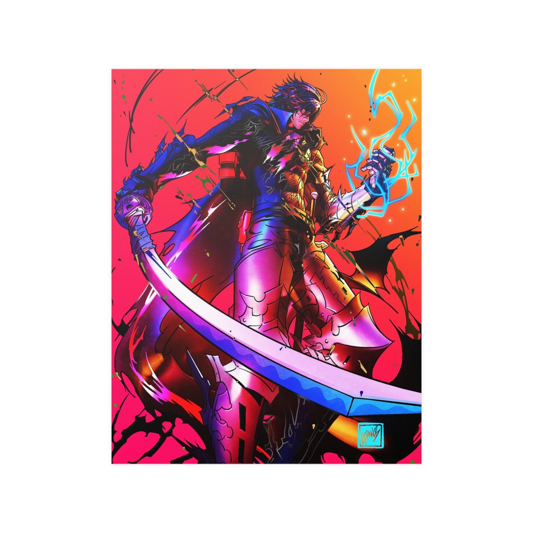 FF16 Burnt Black Clive Art Print | Final Fantasy 16 | FF16 Clive ...
