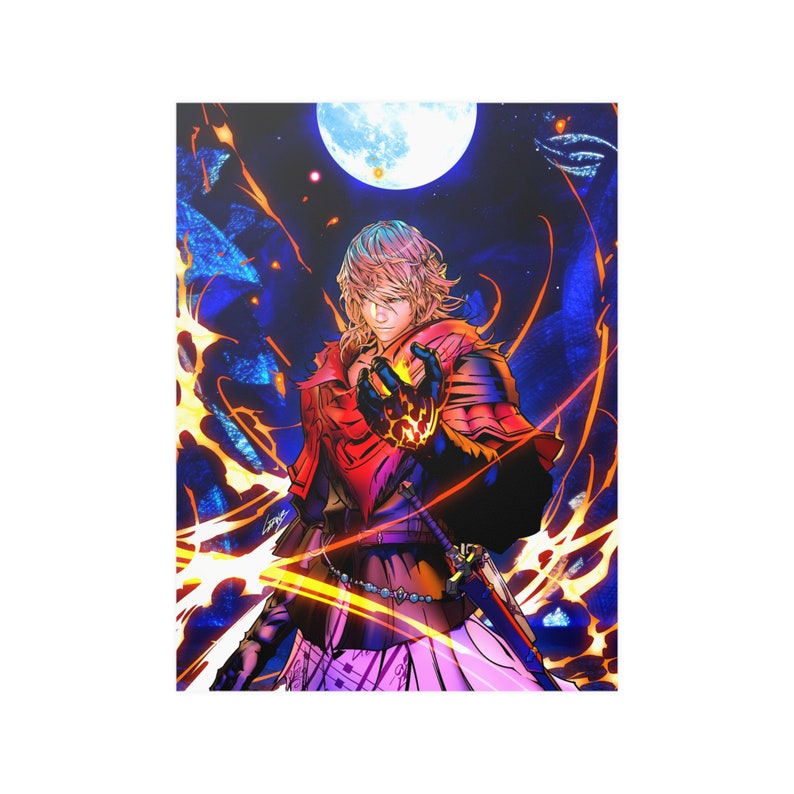FF16 Joshua Rosfield Art Print | Final Fantasy 16 | FF16 Joshua Poster ...