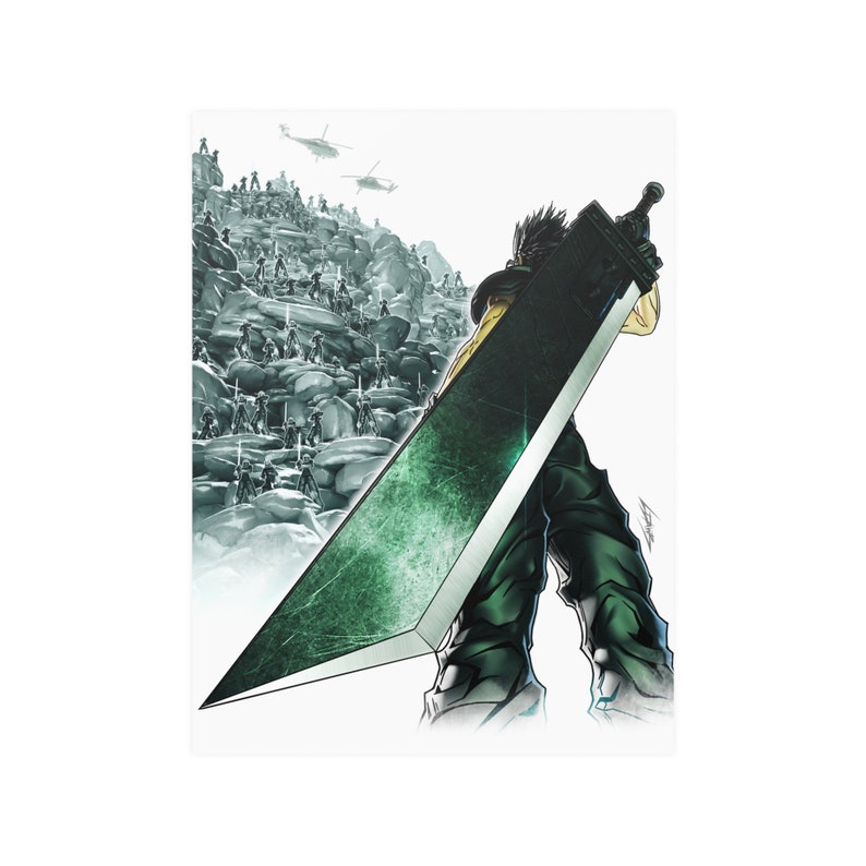 Zack | Rebirth | FF7 Zack Fair Limited Edition Art Print | Final ...