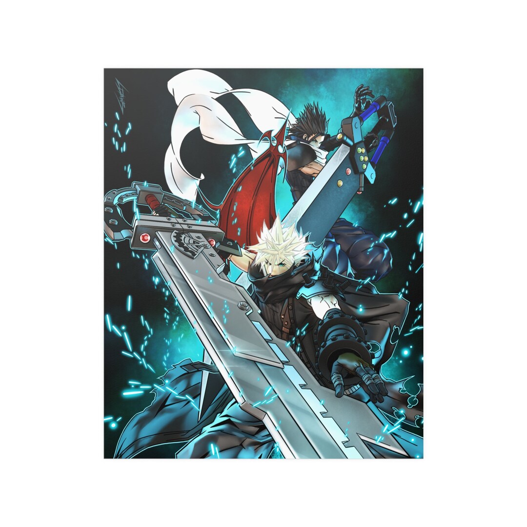 Cloud & Zack Rebirth | FF7 Limited Edition Art Print | Final Fantasy 7 ...