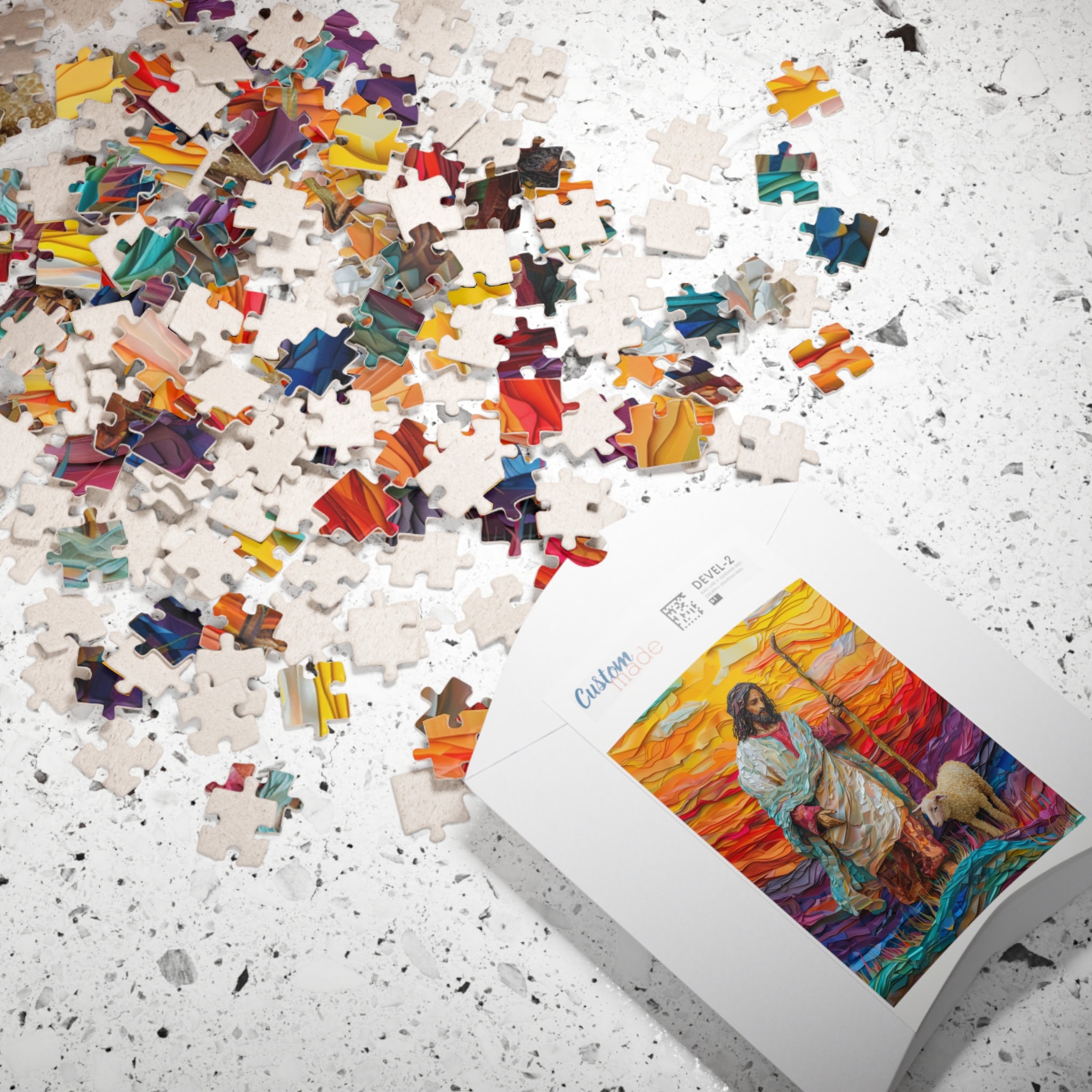 Puzzle, Jesus Christ Jigsaw Puzzle, Jesus and the Lamb Puzzle ...