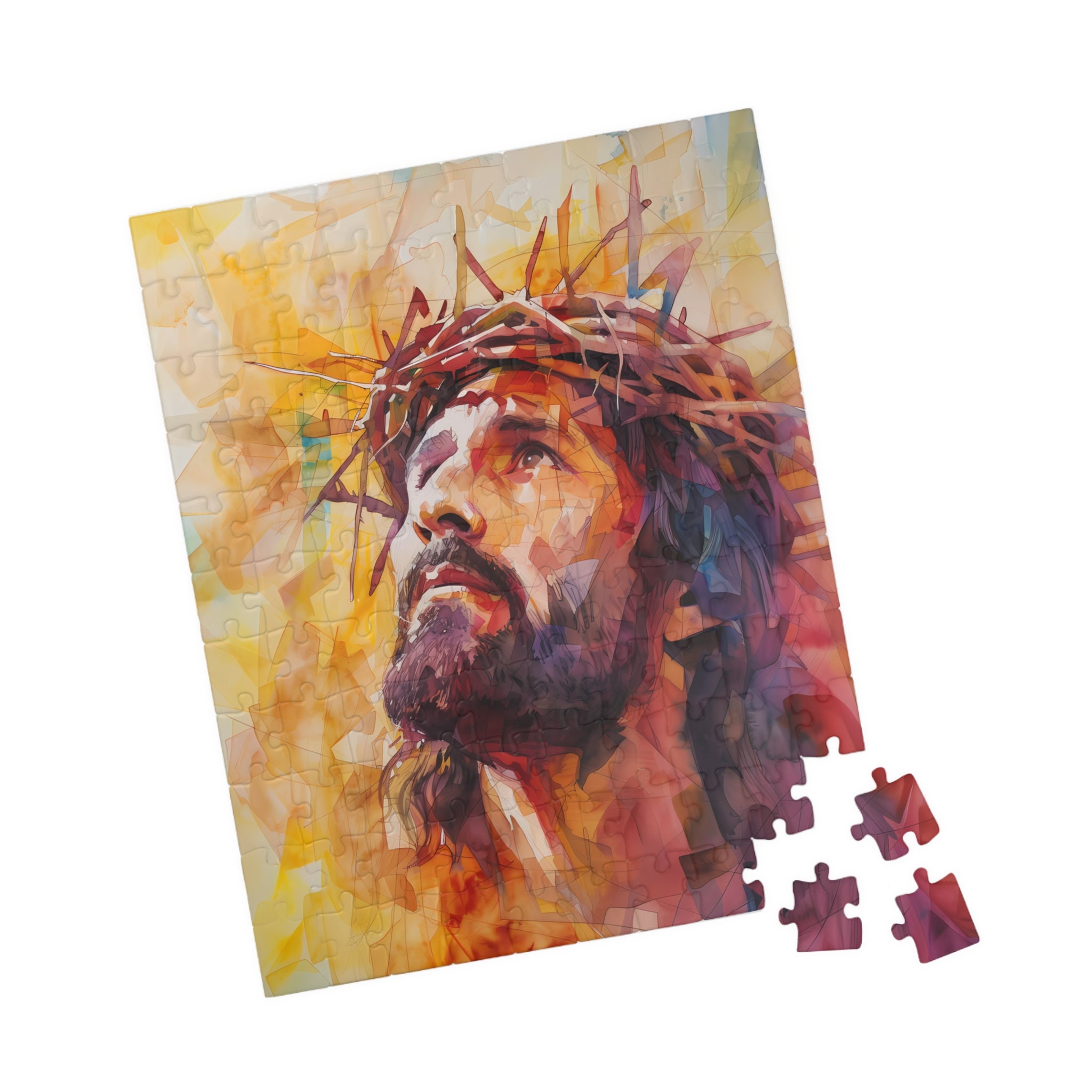 Puzzle, Jesus Christ Jigsaw Puzzle, Christian Gift, Religious Gift ...