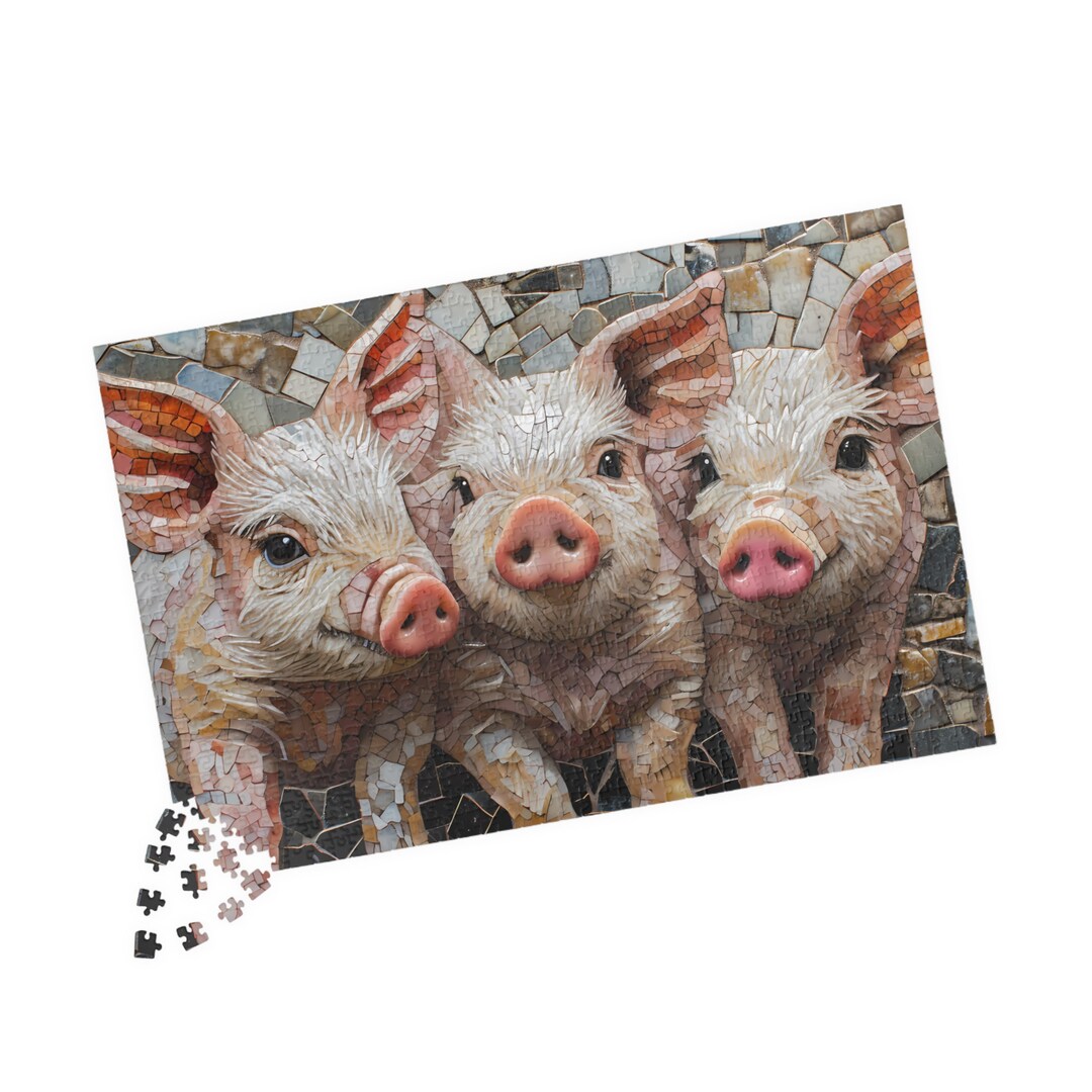 Puzzle, Pig Jigsaw Puzzle, Piglet Puzzle, Farm Pig Puzzle, Pig, Piglet ...