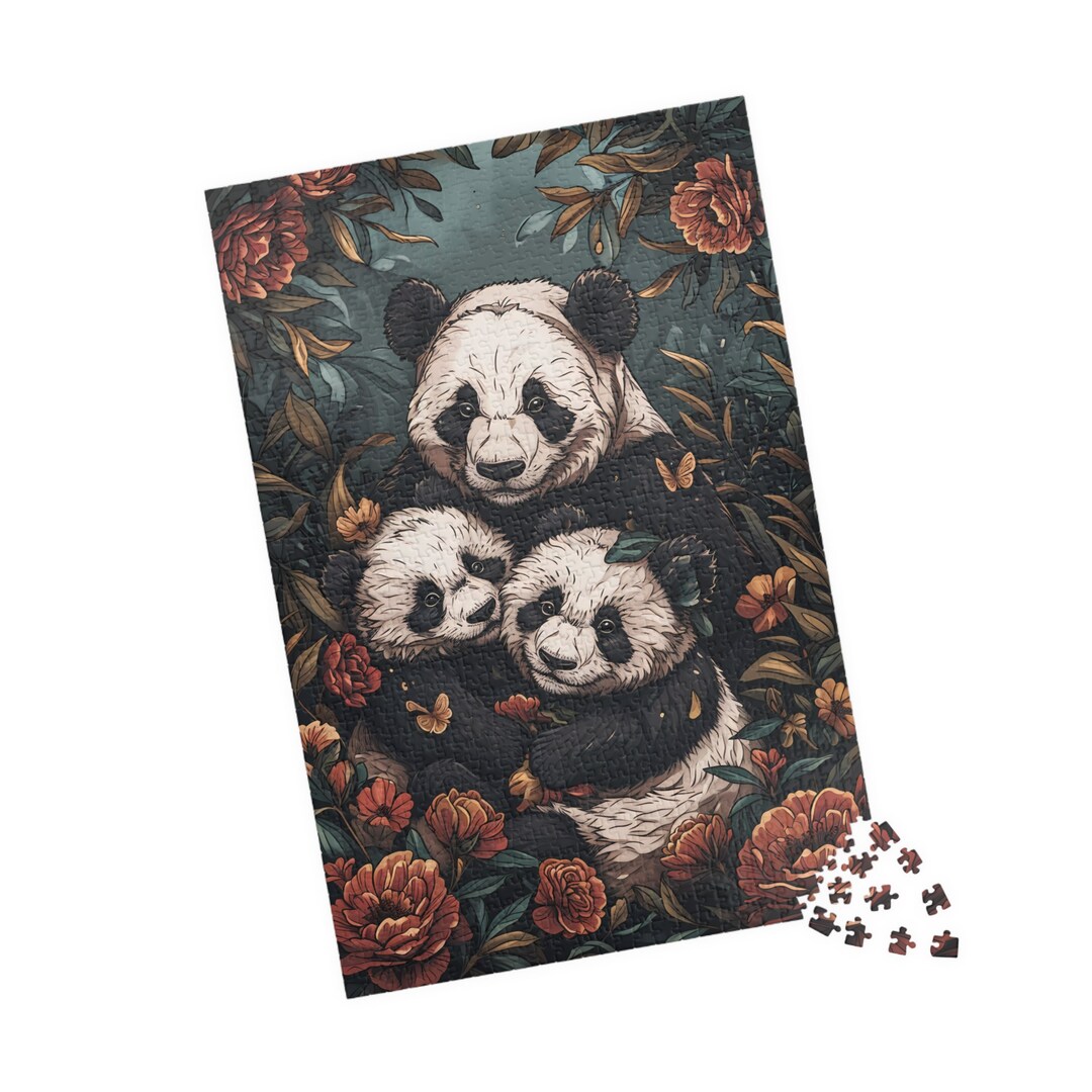 Puzzle, Panda Jigsaw Puzzle, Panda Family Puzzle, Baby Panda Puzzle ...