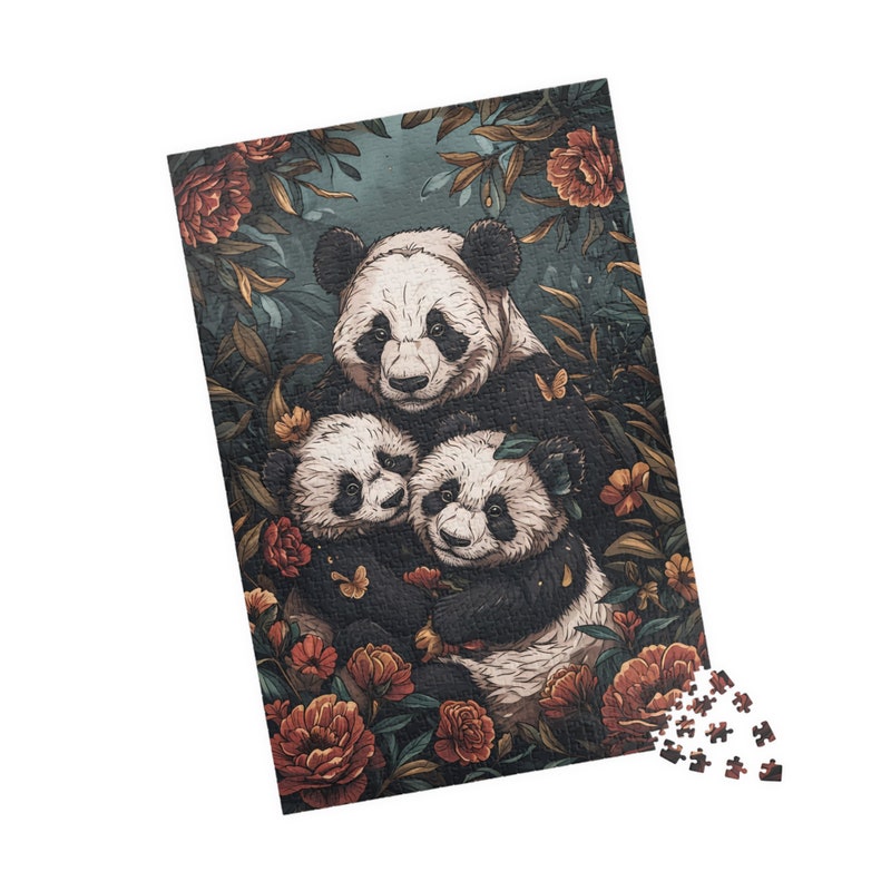 Panda Puzzle - Etsy