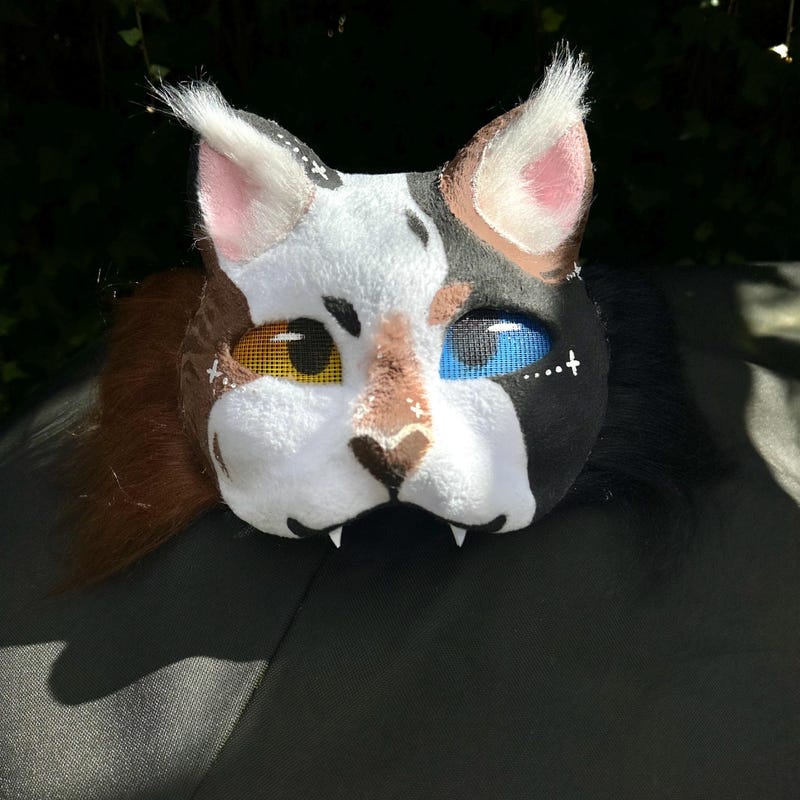 Calico Cat Therian Mask - Etsy