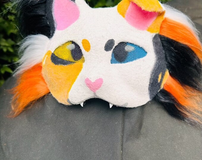 Calico Cat Therian Mask - Etsy