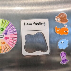 Magnetic Children's Emotional Wellbeing Fillable Activity LAMINATED ...