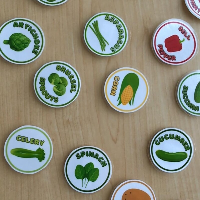 Vegetable Magnet - Etsy