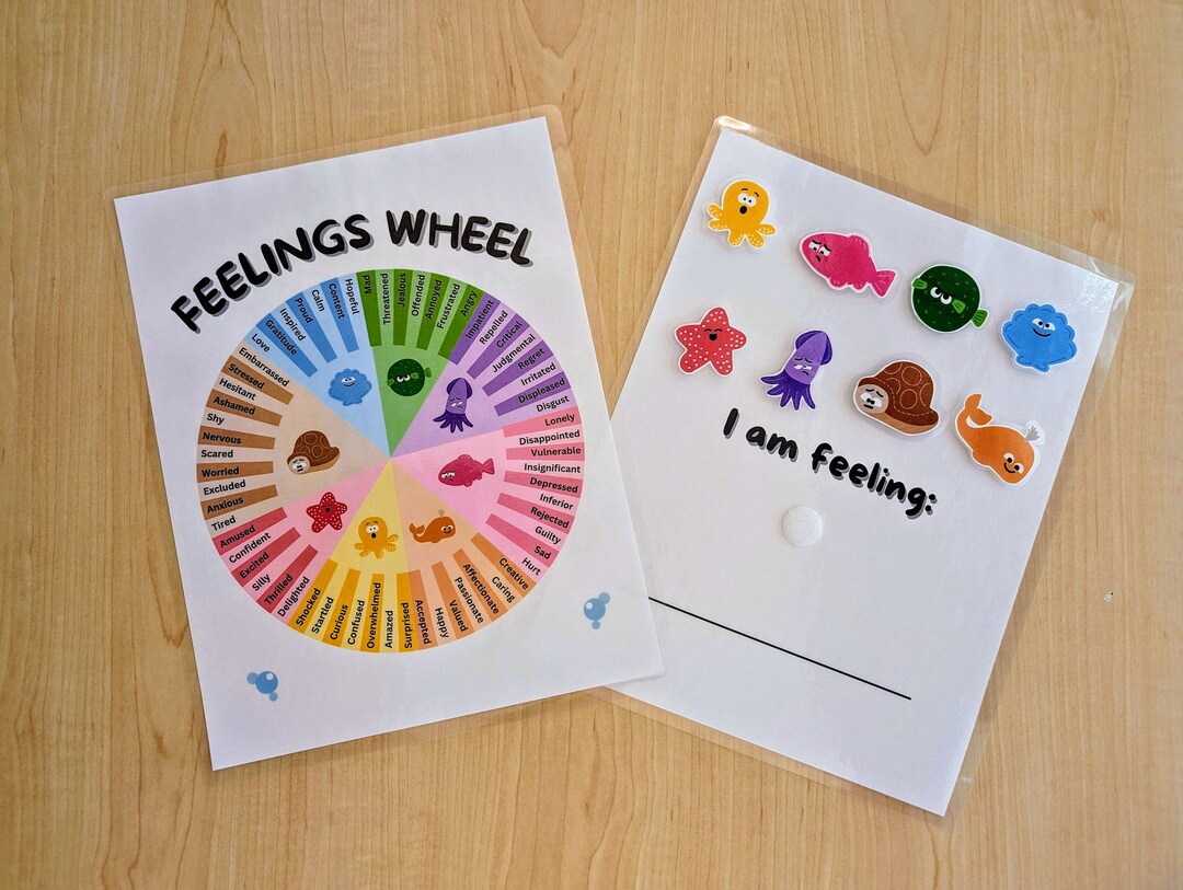 PRINT AT HOME. Children's Emotional Wellbeing Fillable Activity ...