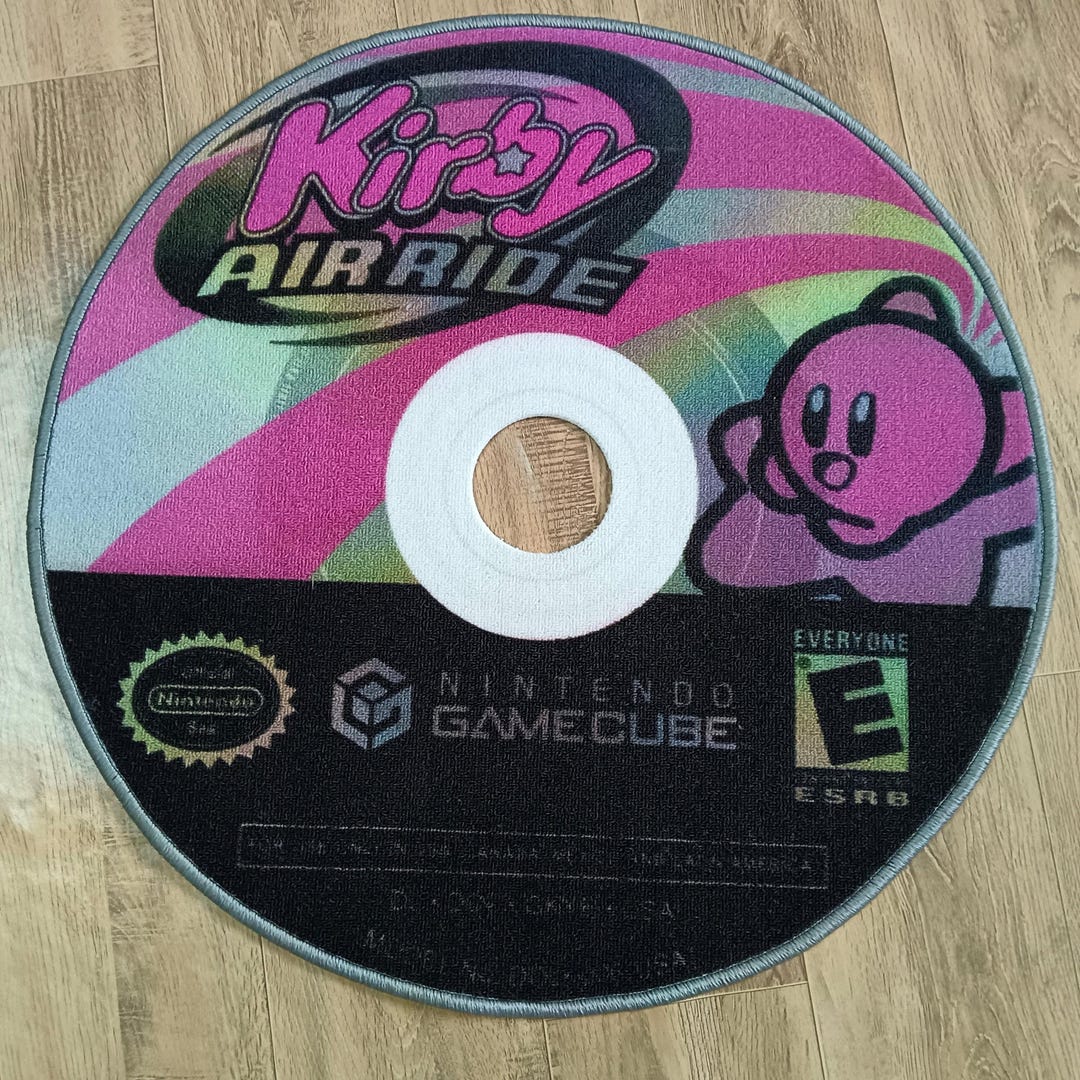Kirby Air Ride Rug: Gamecube CD Disc Rug - Etsy