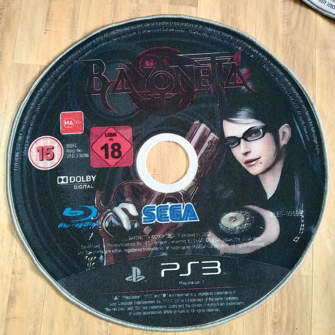 Bayonetta Rug, Bayonetta Gift, Ps2 Gift, Play Rug, Cd Rug, Disc Rug ...