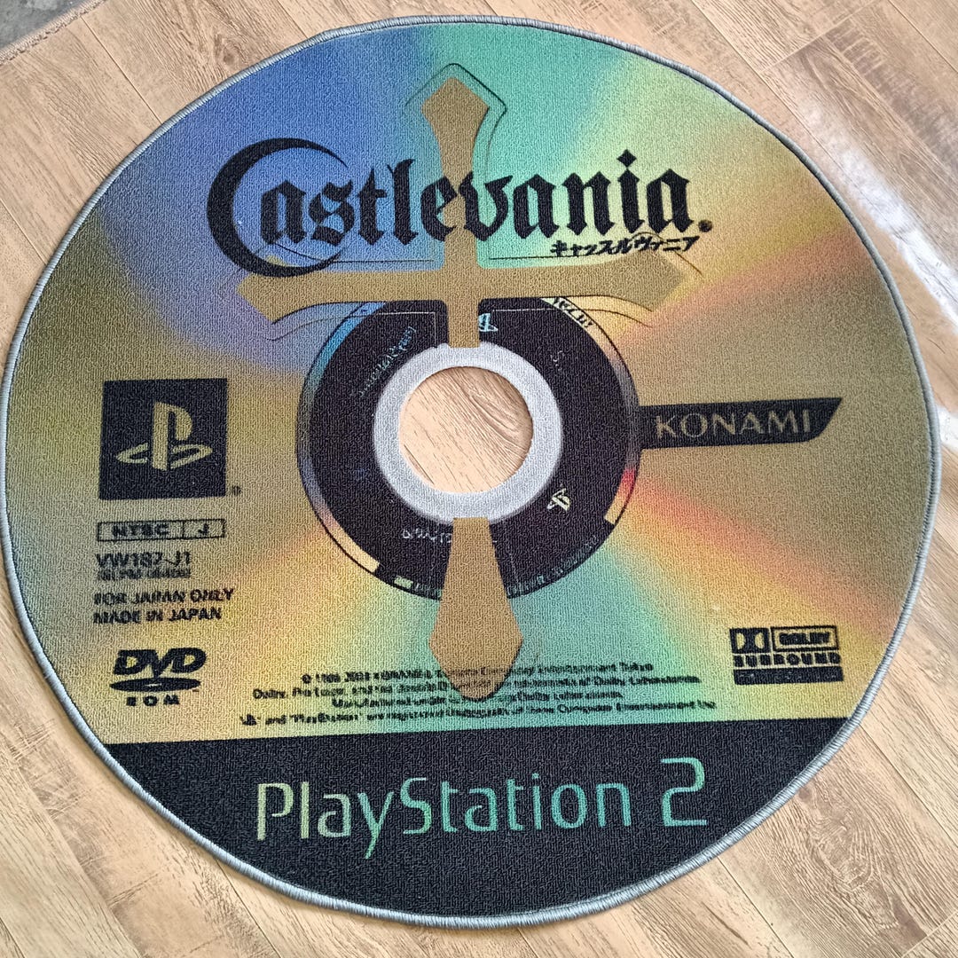 Castlevania Rug, Castlevania Gift, Playstation Gift, Play Rug, Cd Rug ...