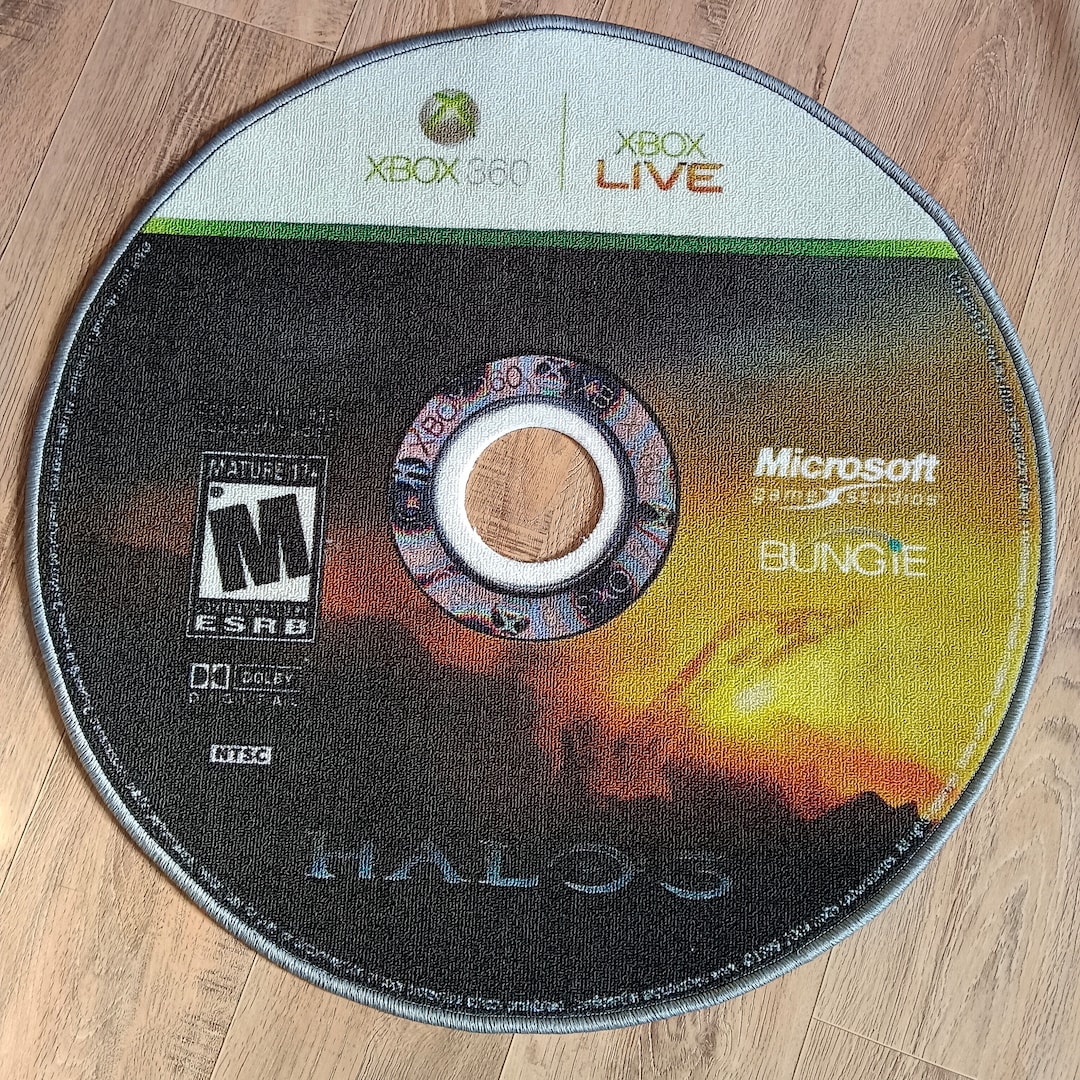 Halo Rug, Halo 3 Gift, Ps2 Gift, Play Rug, Cd Rug, Disc Rug, Soft Rug ...