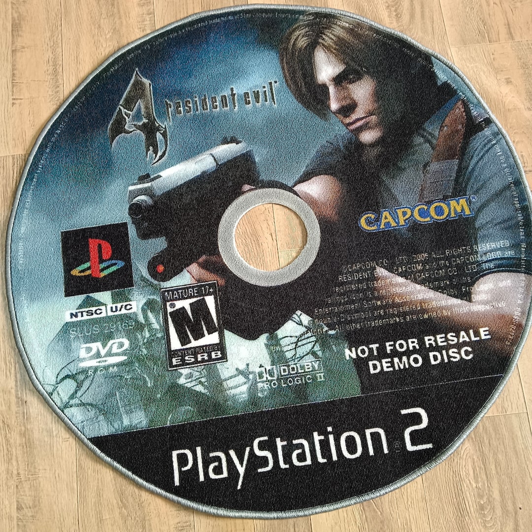 Resident Evil Rug, Res Evil Gift, Playstation Gift, Play Rug, Cd Rug ...