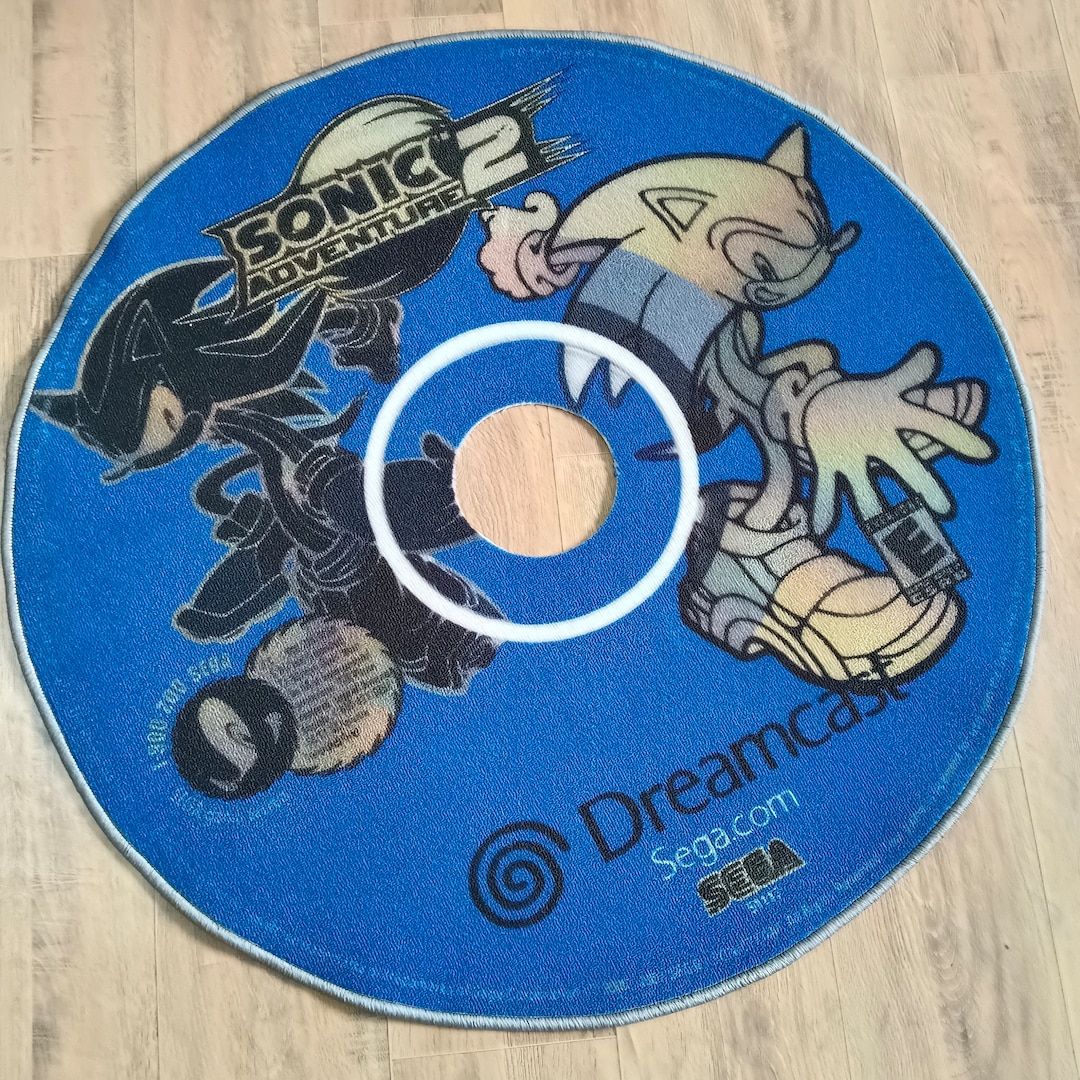 Sonic Adventure Rug: Dreamcast Game Disc Rug - Etsy