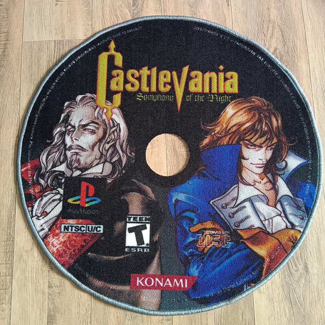 Castlevania Rug, Castlevania Gift, Playstation Gift, Play Rug, Cd Rug ...