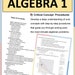 Algebra 1 Regent Exam Workbook Master 25+ Essential Topics 45 ...