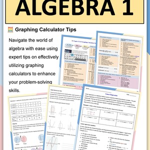 Algebra 1 Regents Exam Workbook: 700+ Practice Questions (instant ...