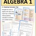 Algebra 1 Regent Exam Workbook Master 25+ Essential Topics 45 ...