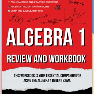 Algebra 1 Regent Exam Workbook Master 25+ Essential Topics 45 ...