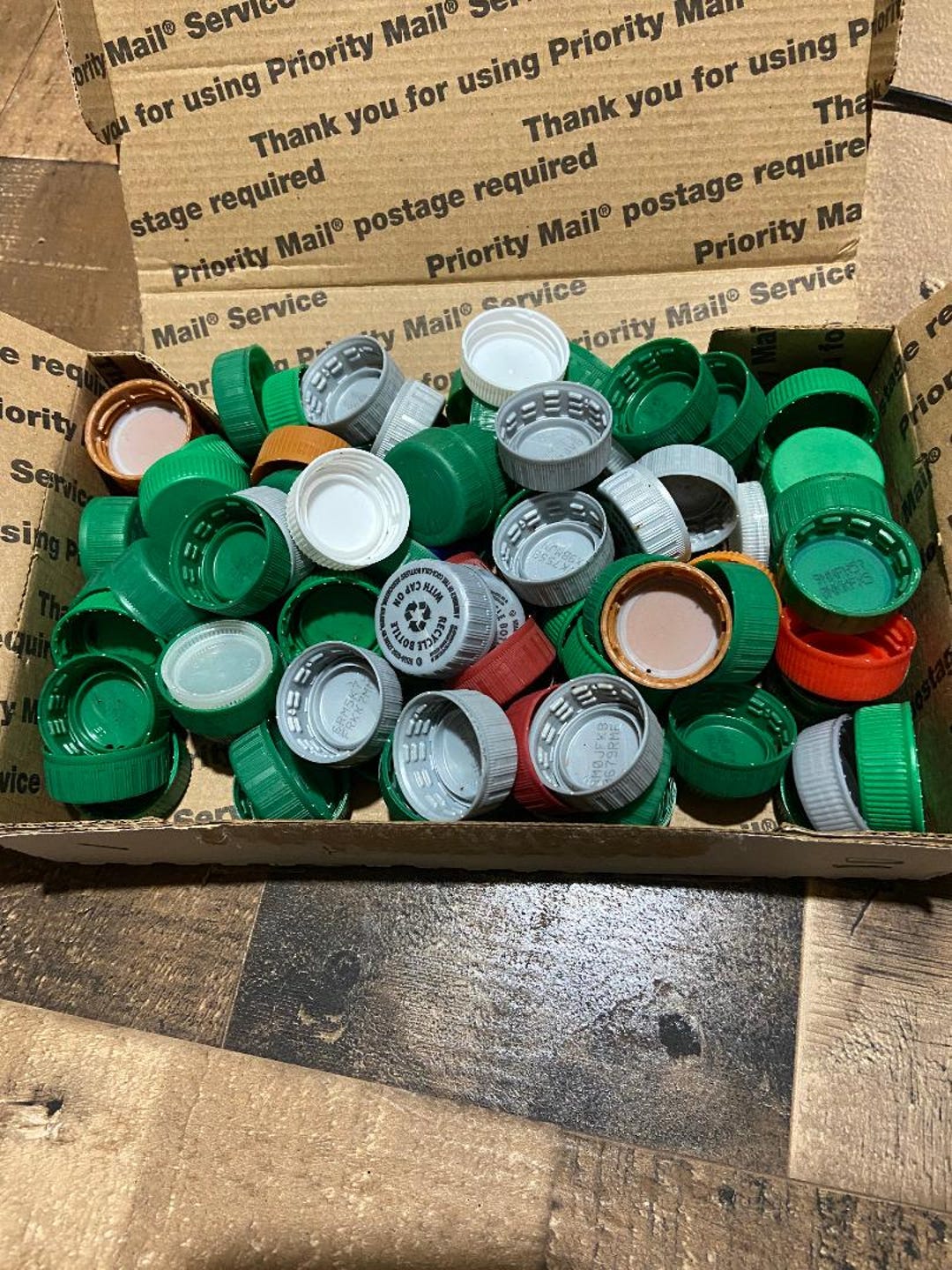 100 Mixed Color Bottle Caps - Etsy