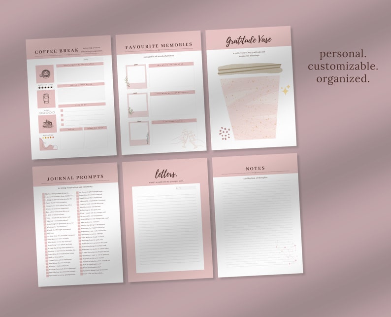 Appreciation Journal Canva Template Gratitude Log Appreciation Log Done ...