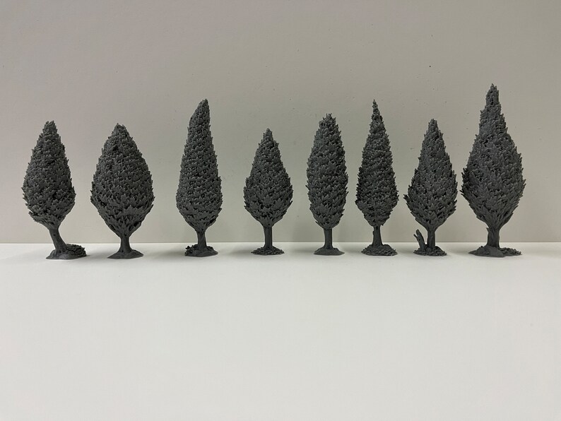 Assorted 3D Printed Scatter Terrain Trees for D&D and TTRPG - Etsy
