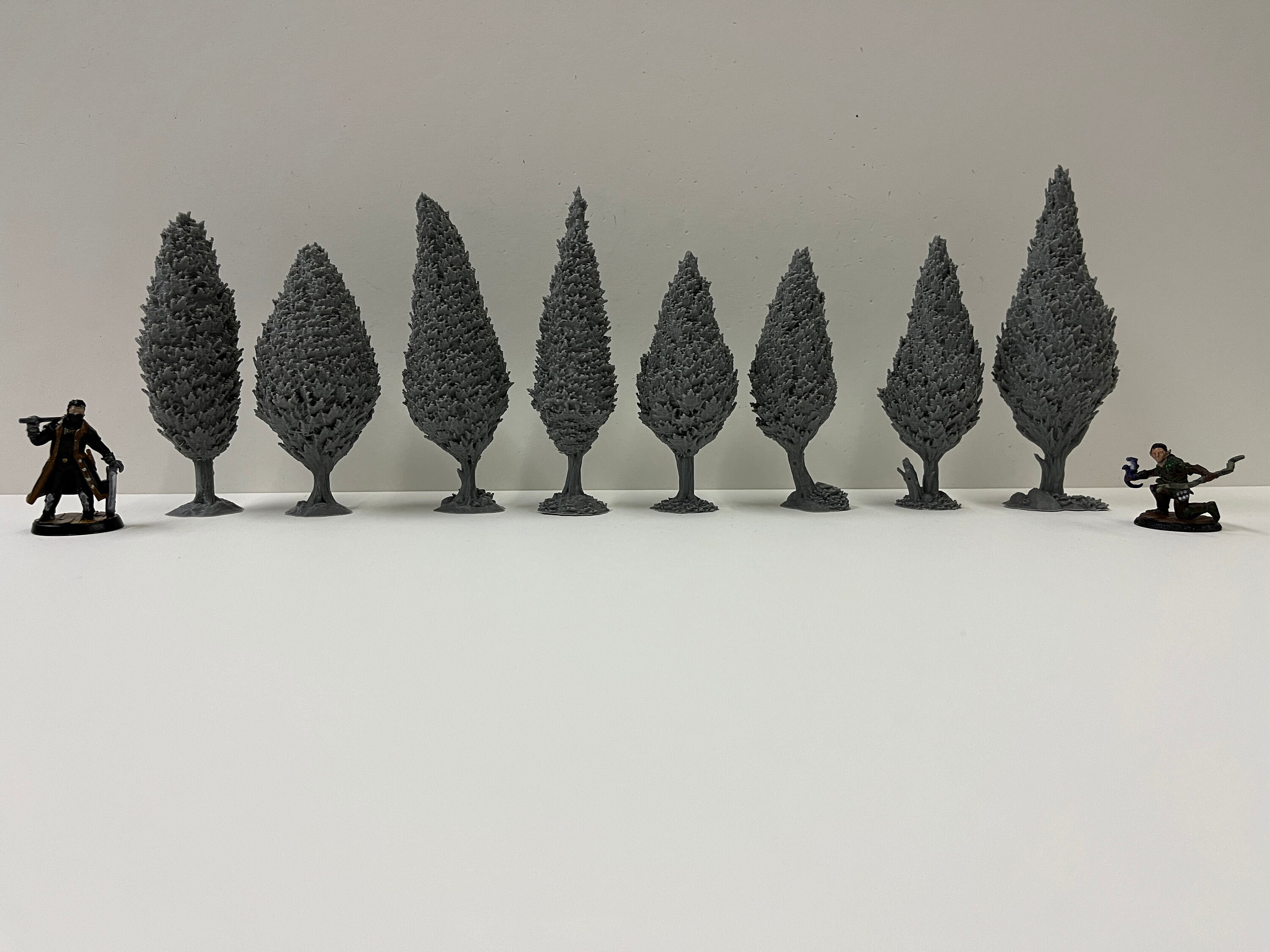 Assorted 3D Printed Scatter Terrain Trees for D&D and TTRPG - Etsy