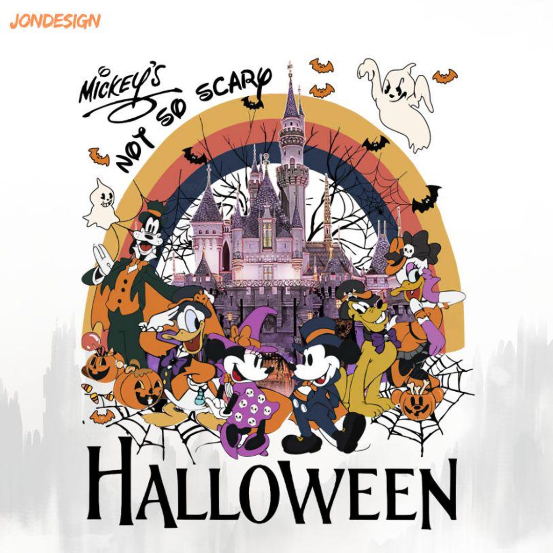 Mickeys Not so Scary Halloween Party Boo Crew 2024 PNG Trick or Treat Png, Spooky Vibes Png ...