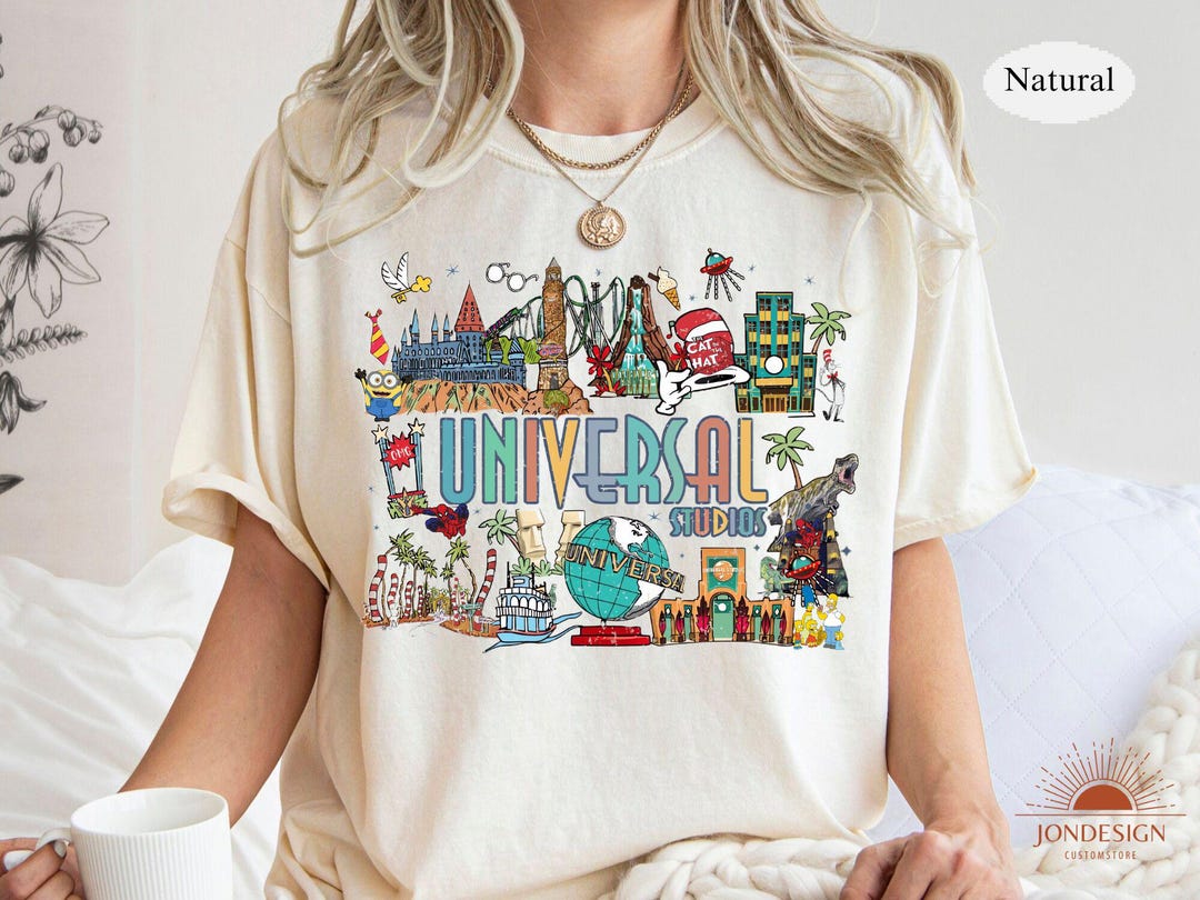 Vintage Retro Universal Studios Shirt, Universal Studios Shirt ...