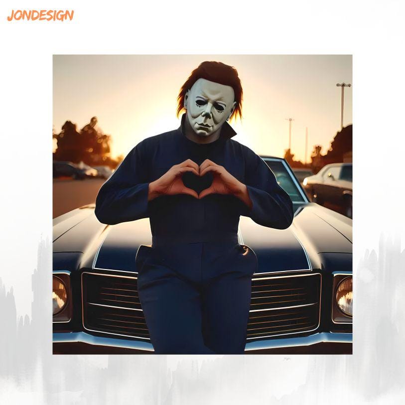 Michael Myers Scream Heart Hands Halloween Png, Michael Myers Scream ...