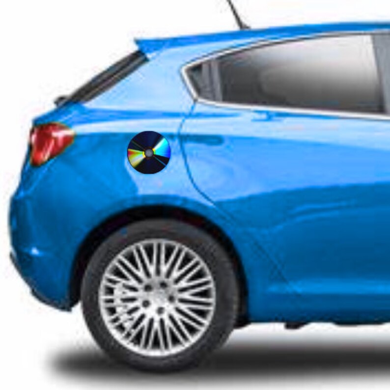 CD Round Gas Tank Pfp Car Sticker - Etsy