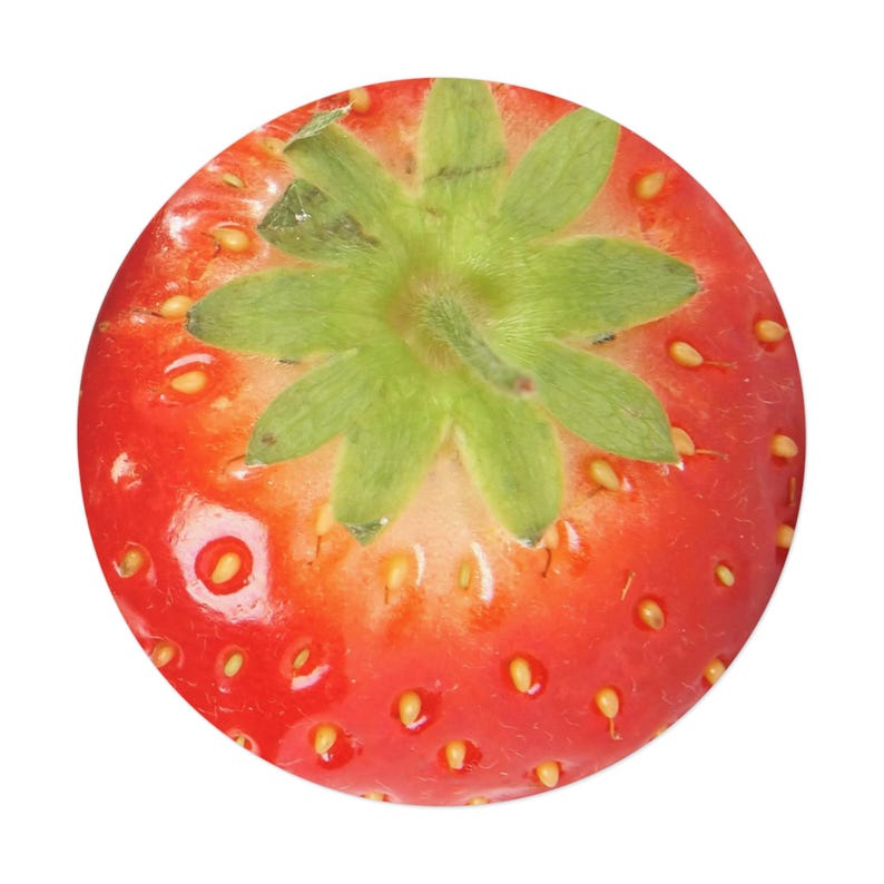 Strawberry Vinyl Stickers, Gen Z Meme Car Bumper Decals, Cute Aesthetic ...