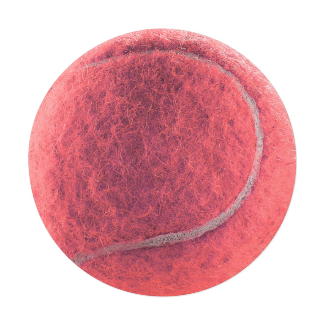 Pink Tennis Ball Round Gas Tank Pfp Car Sticker - Etsy