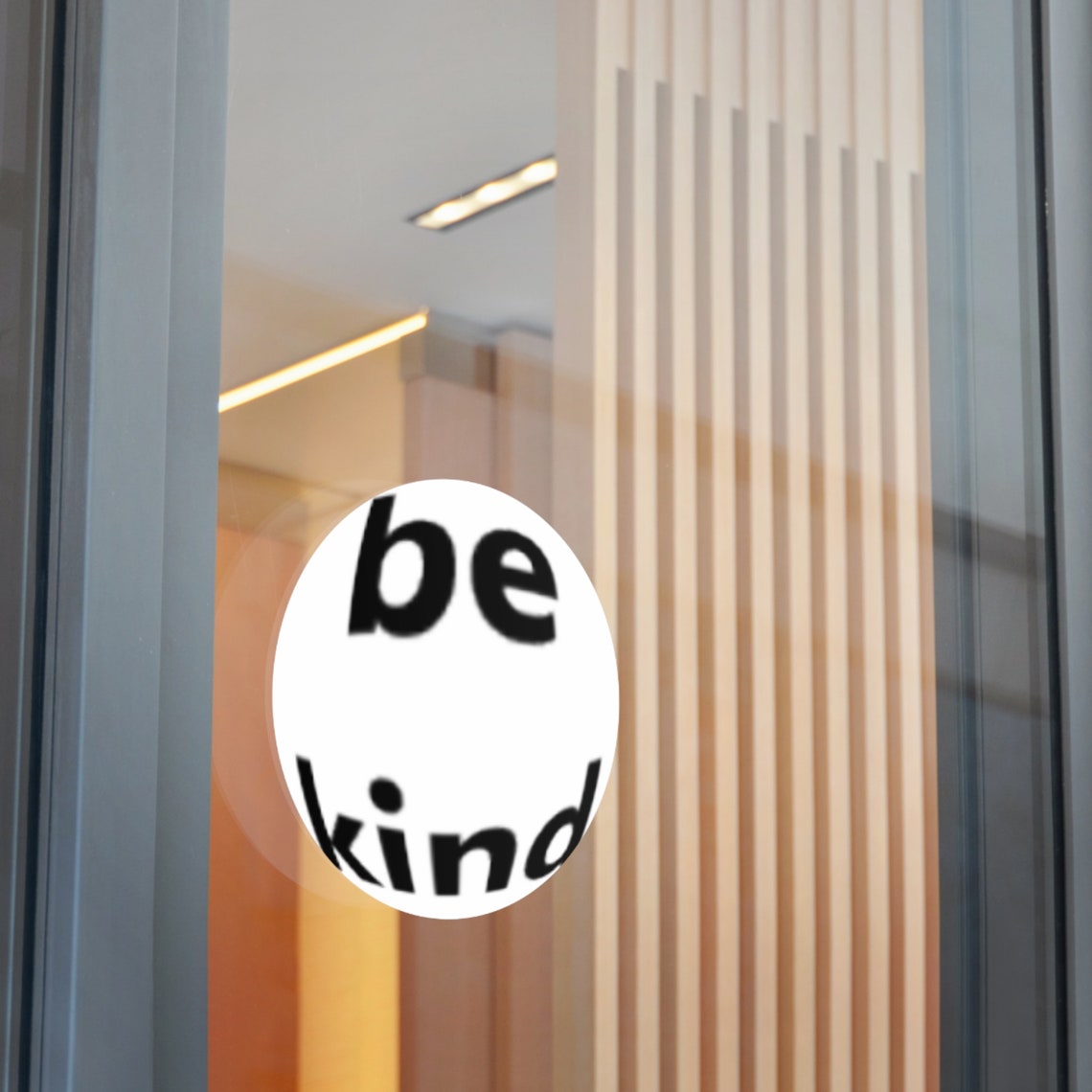 Be Kind Round Fisheye Pfp Gas Tank Sticker - Etsy