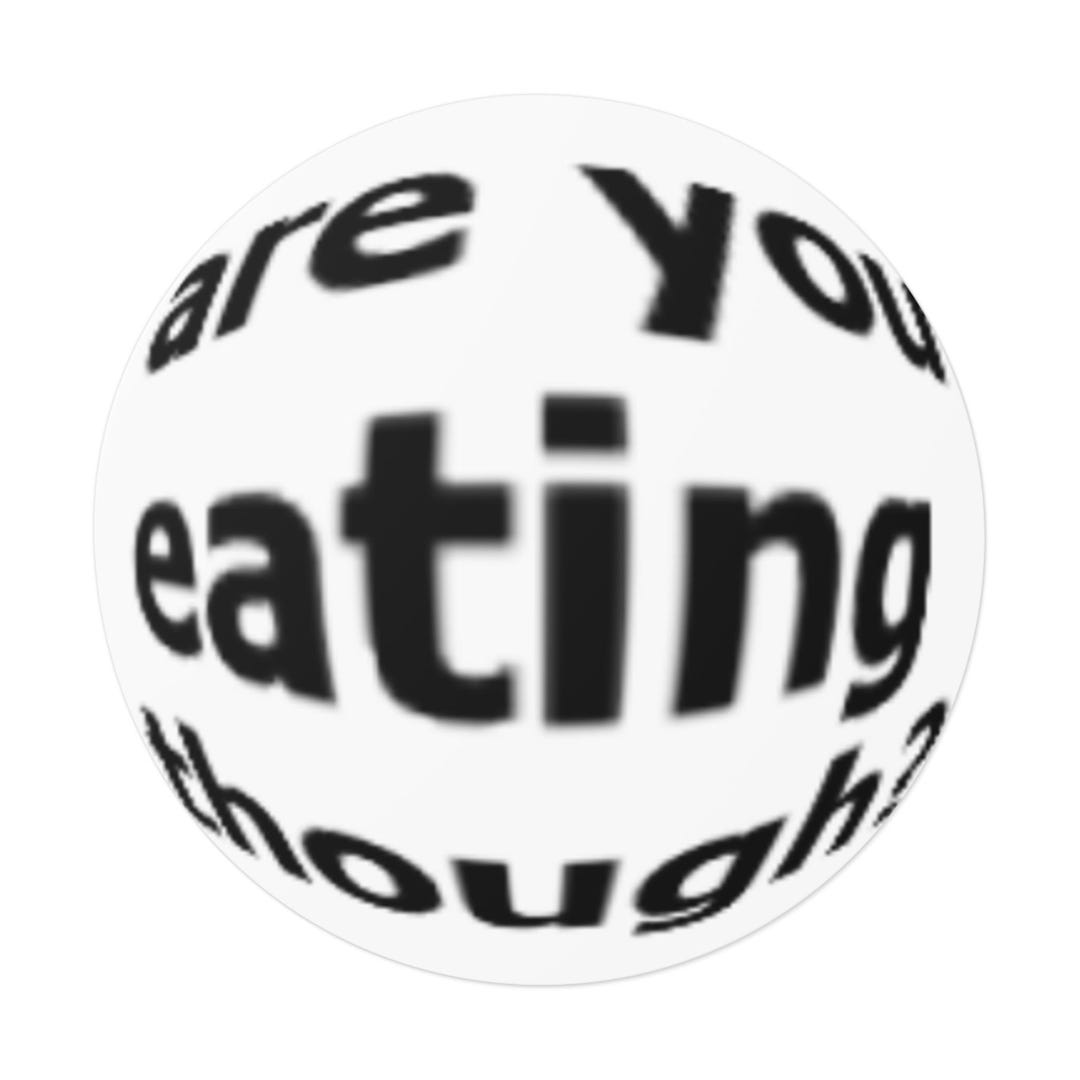 Are You Eating Though Pfp Car Gas Tank Sticker - Etsy