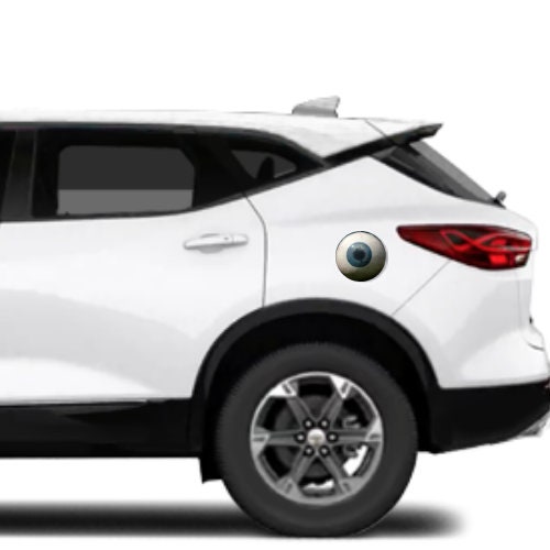 Eyeball Gory Ghastly Gas Tank Decal Funny Gen Z Bumper Sticker Trending ...