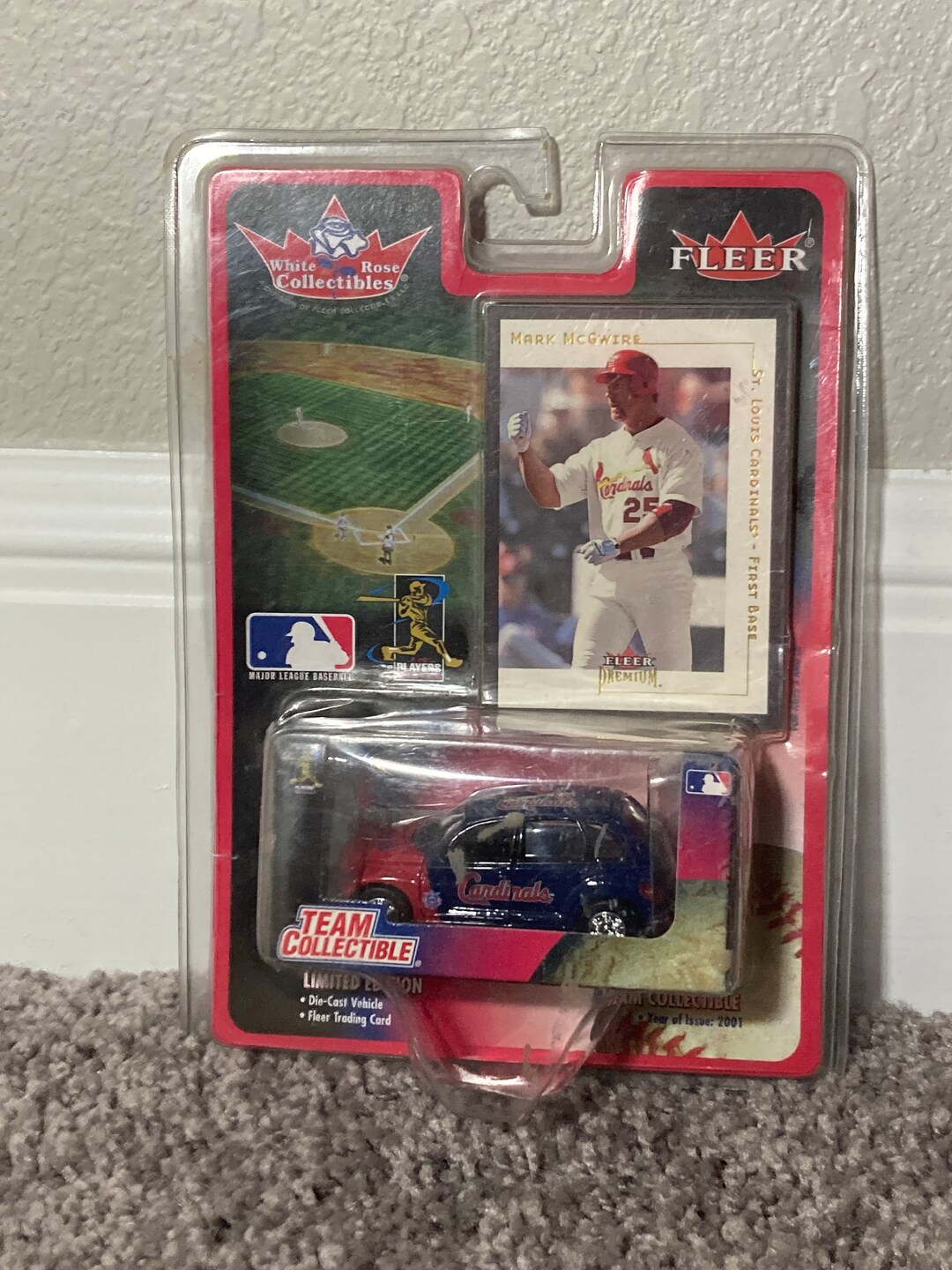 Vintage 2001 PT Cruiser Mark Mcguire st. Louis Cardinals Die Cast W ...