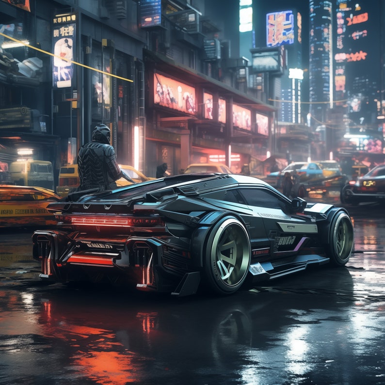 Cyberpunk Traffic Stop - Etsy