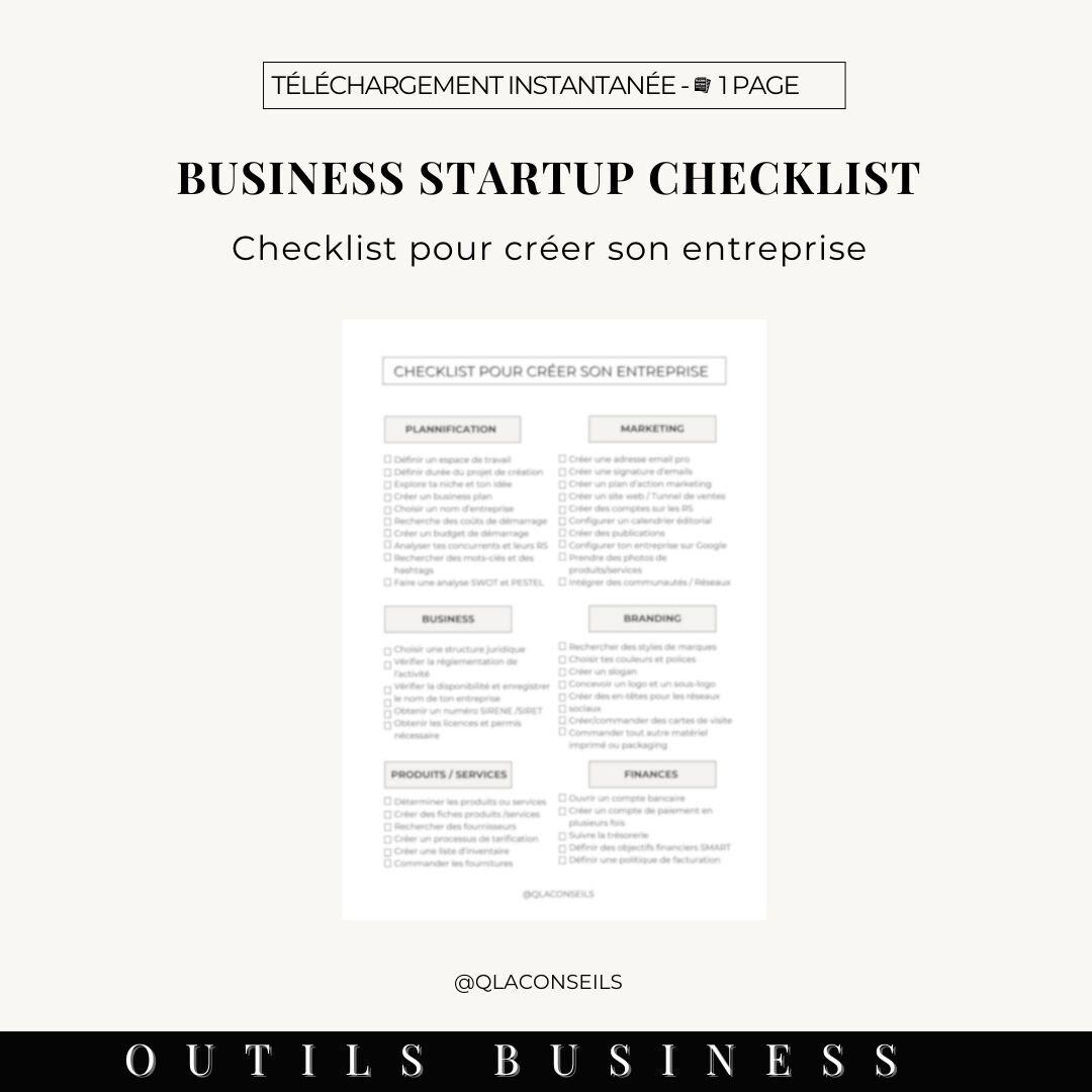 Business Startup Checklist, Printable Business Startup Checklist ...