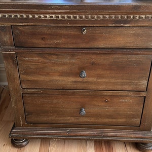 RH St.james King Bed W 2 Nightstands Coffee Color - Etsy