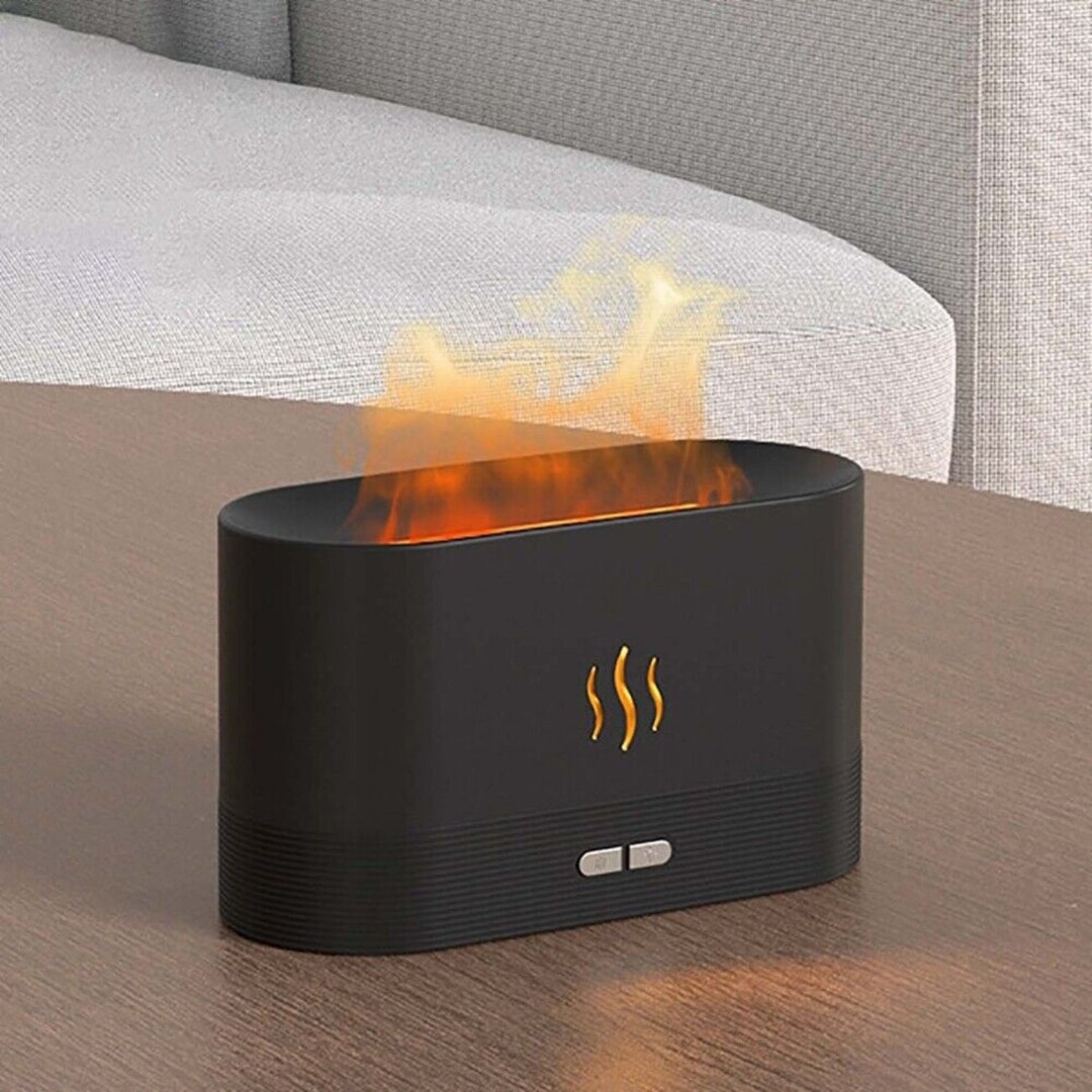 Flame Mistifier Cool Fire Effect Humidifier for Calm, Relaxing Ambiance ...