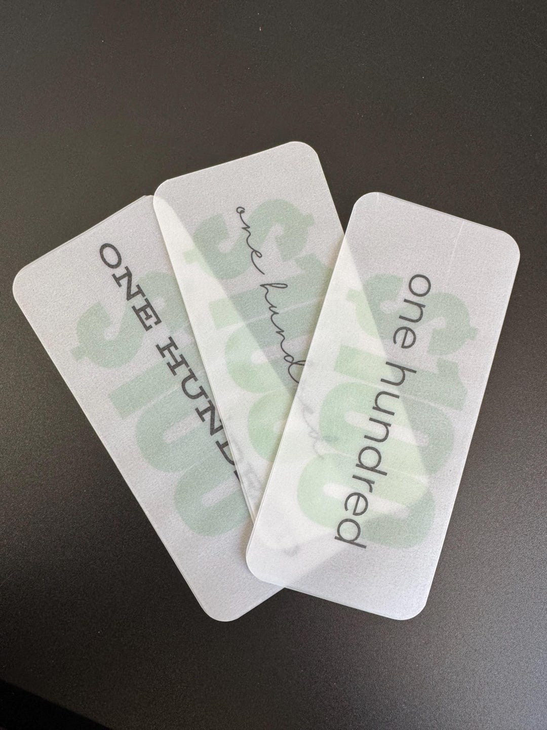 Handmade Matte Laminated Placeholders - Etsy
