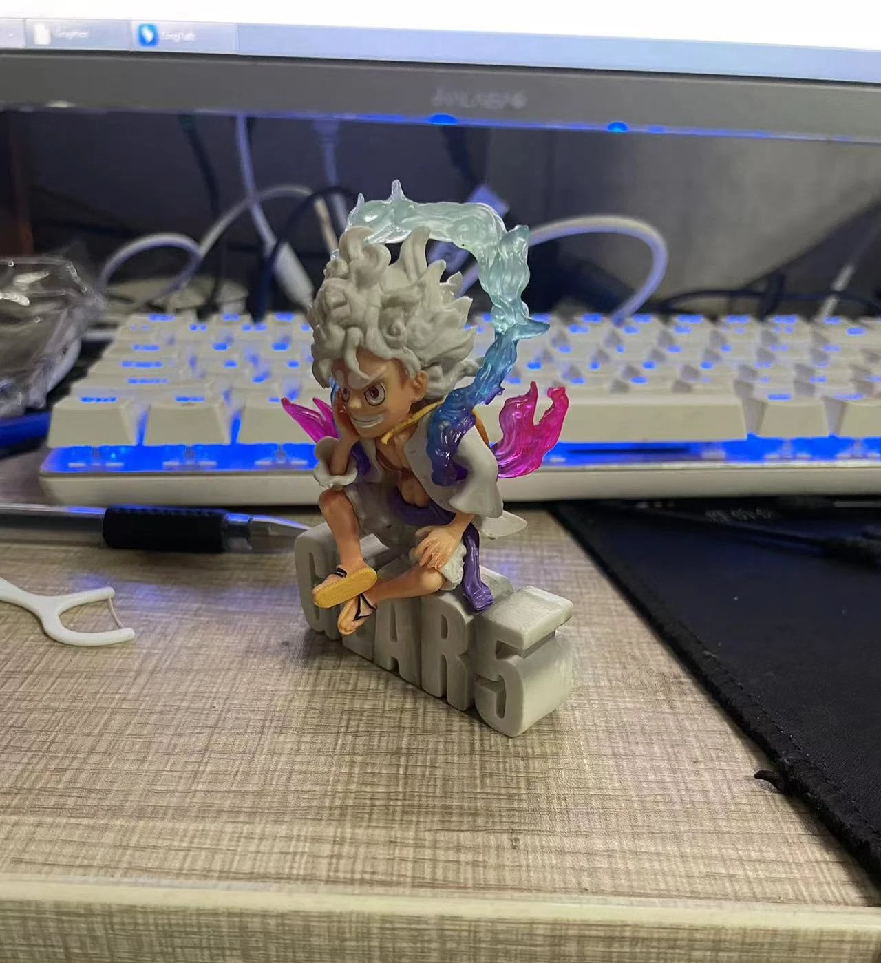 Mini One Piece Y Z Luffy Gear 5 Action Figure, Luffy Collectibles, One ...