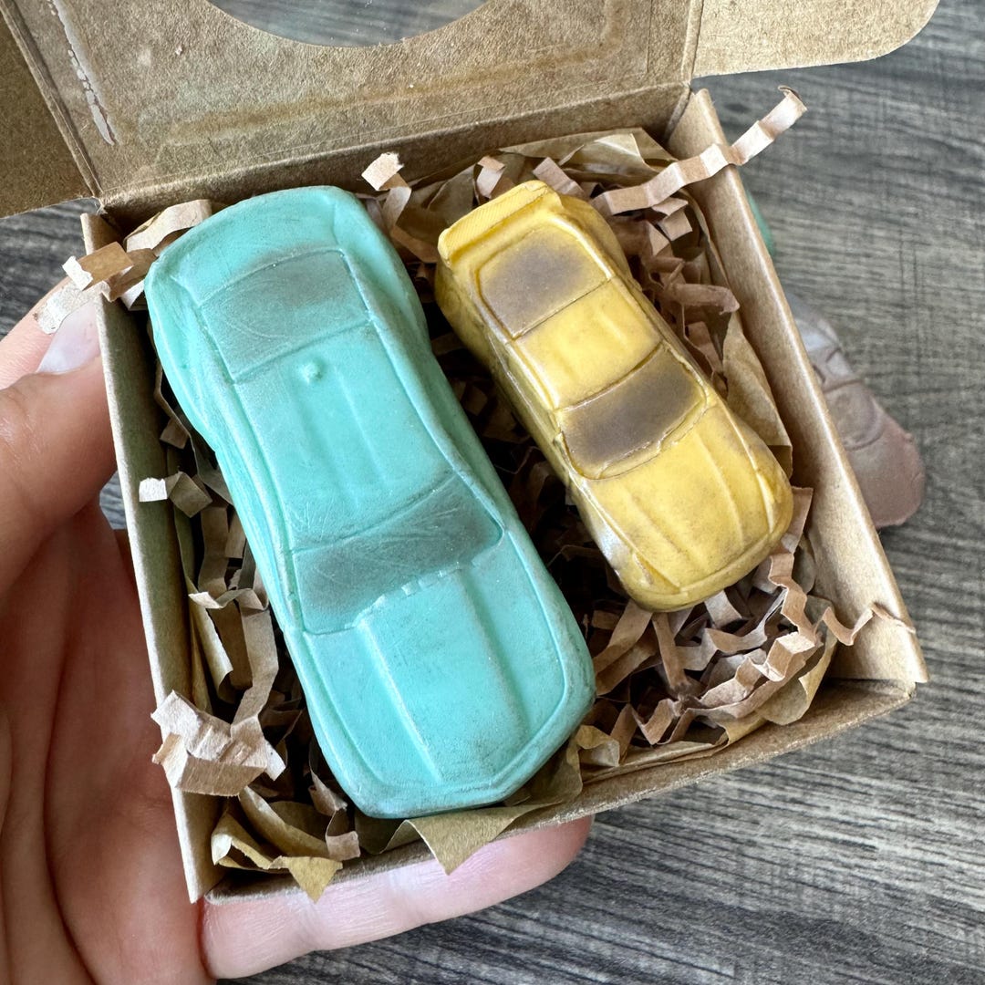 Handmade Mini Soap Set - Cars. for Kids. Favors. Birthday. Gifts. Baby ...