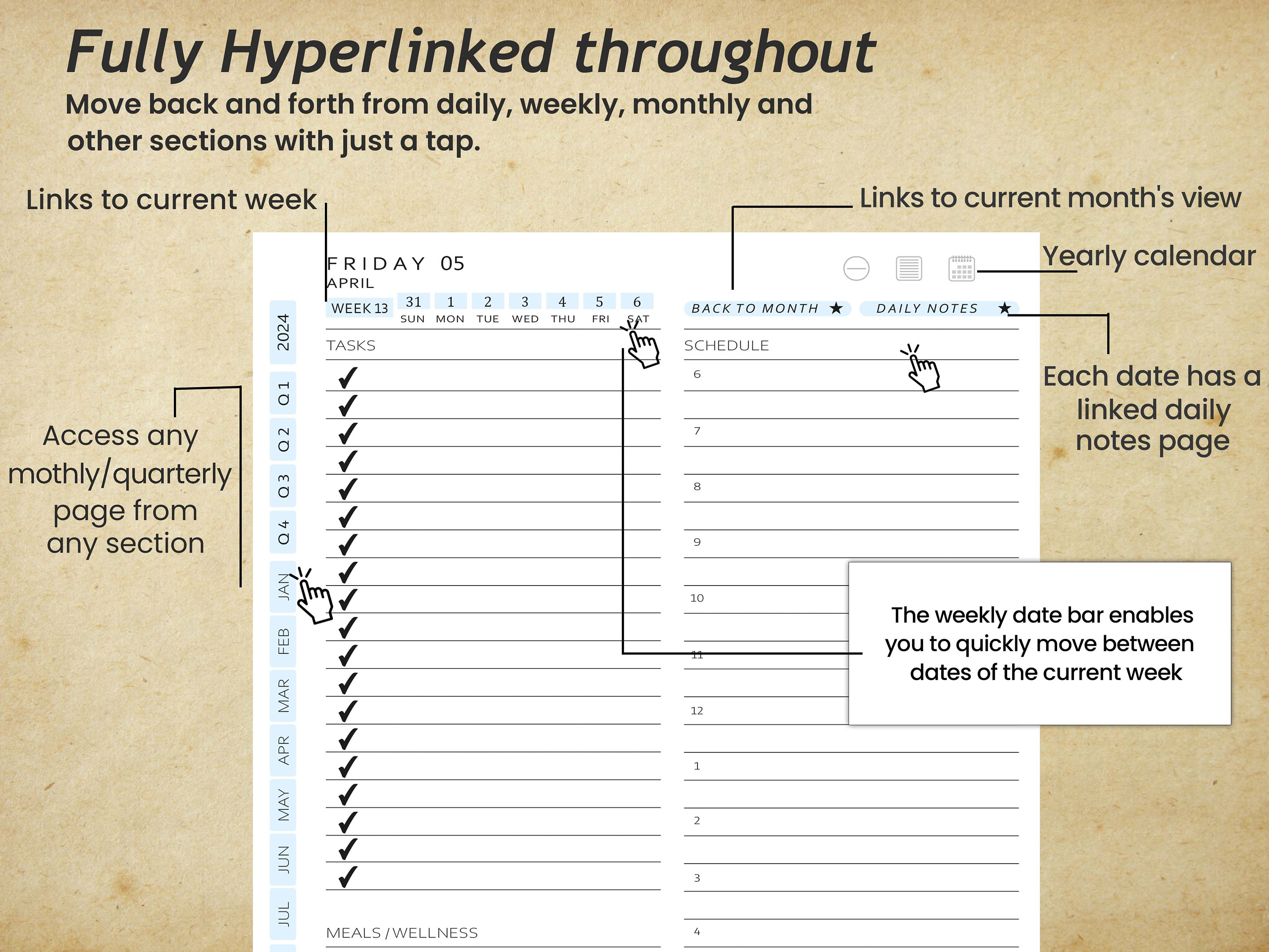 Kindle Scribe Daily Planner Bundle, Kindle Scribe Template, Kindle ...